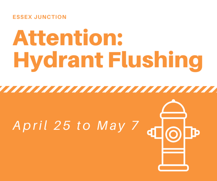 NOTICE: Fire Hydrant Flushing April 25 -May 7 - Village of Essex ...