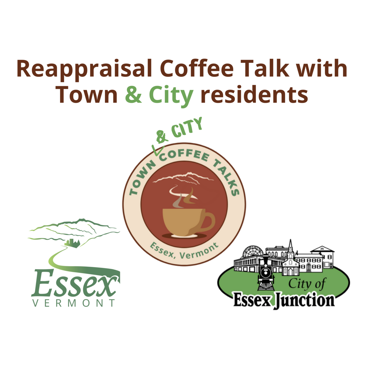Reappraisal Coffee Talk Event - City of Essex Junction, Vermont