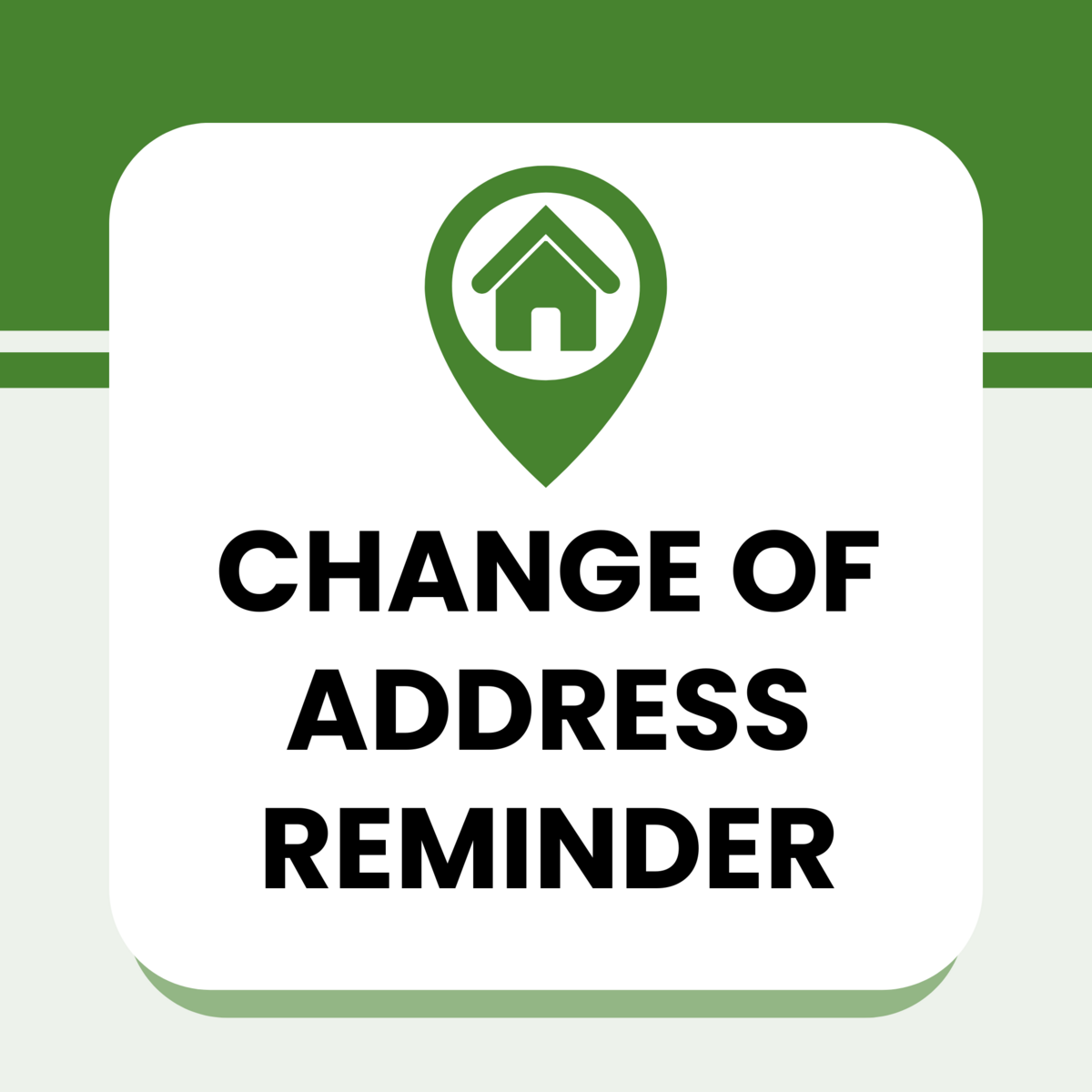 Change of Address Reminder - City of Essex Junction, Vermont