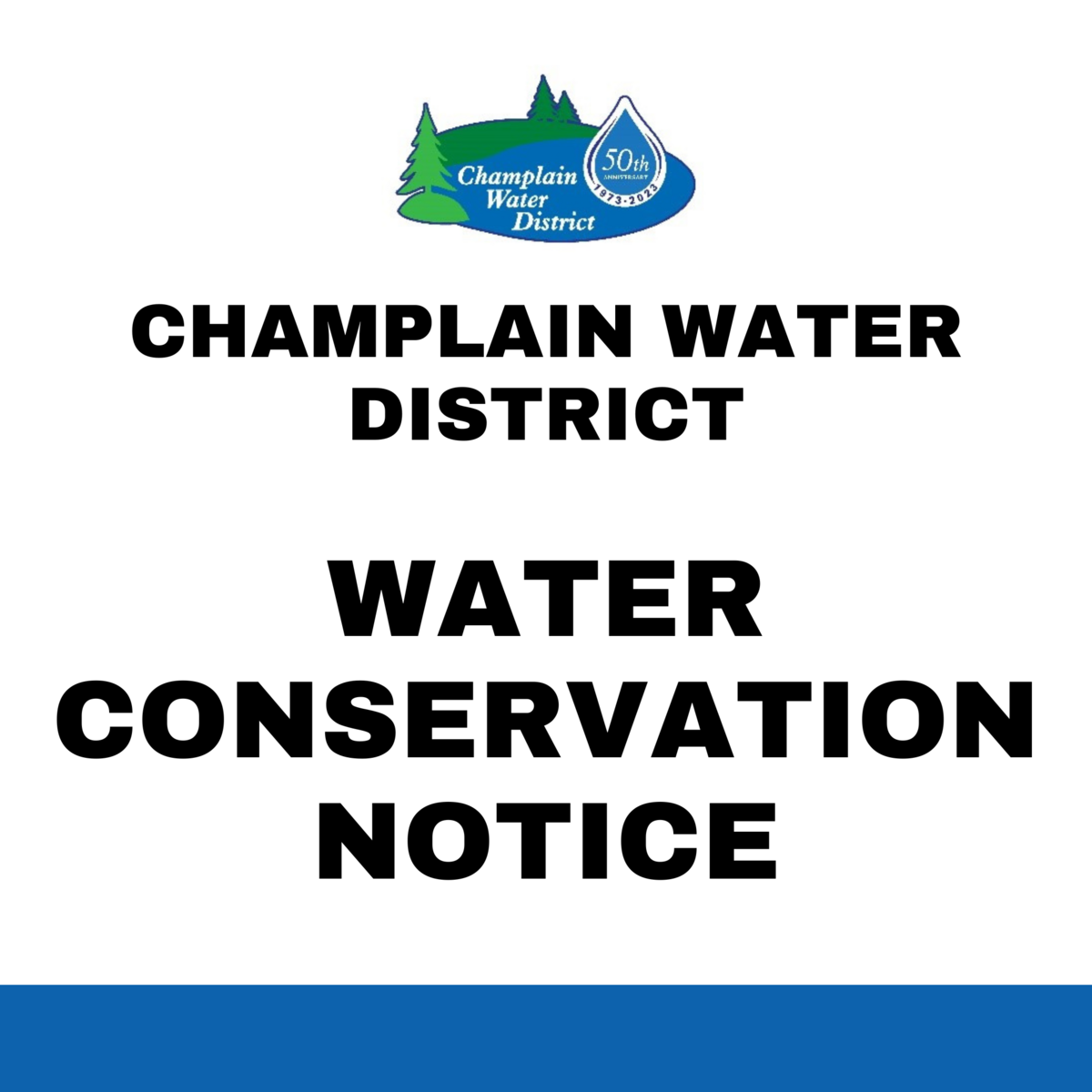 Water Conservation Notice April 16, 2025 - City of Essex Junction, Vermont